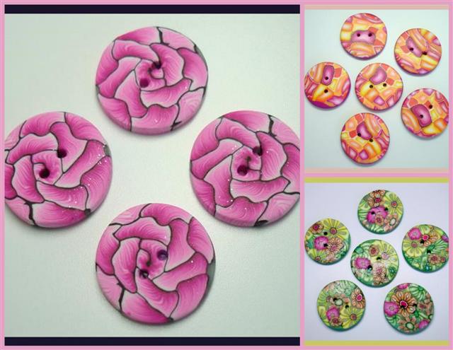 Beadazzle Me Polymer Jewelry: Polymer Clay Handmade Buttons