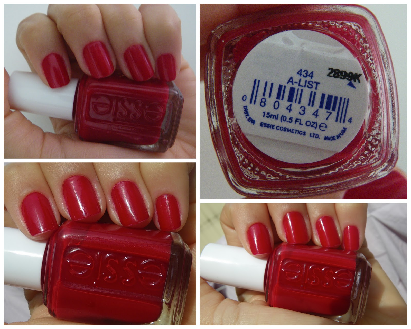 Desafio do Esmalte: Essie "A-List" + "Essie Bordeaux": 25 e 26