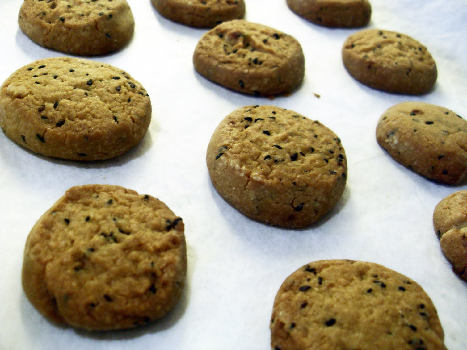 Kim Chi & Buttercup: Sesame Biscuits