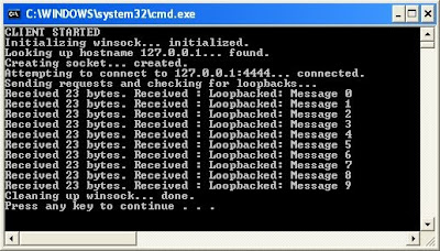 Advanced C++ with Examples: Client/Server communication via sockets