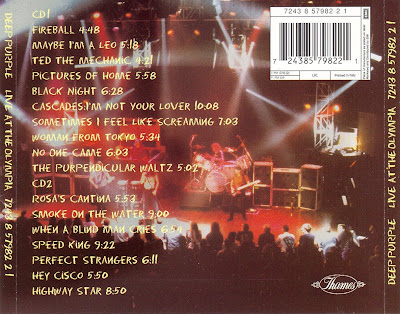 "Som Mutante": Deep Purple - Live at the Olympia 96 - Bootleg Made in ...
