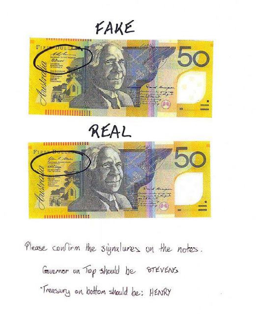 Beware! It's a Cyber World: Fake $50 Australian Banknotes Hoax ...