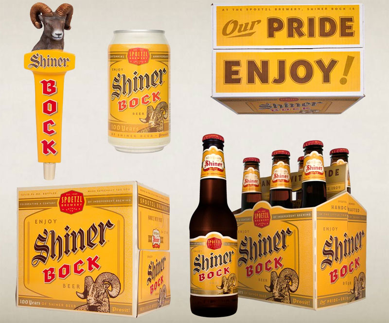 BEGINBEING: curated inspiration: Shiner Bock packaging by McGarrah Jesse