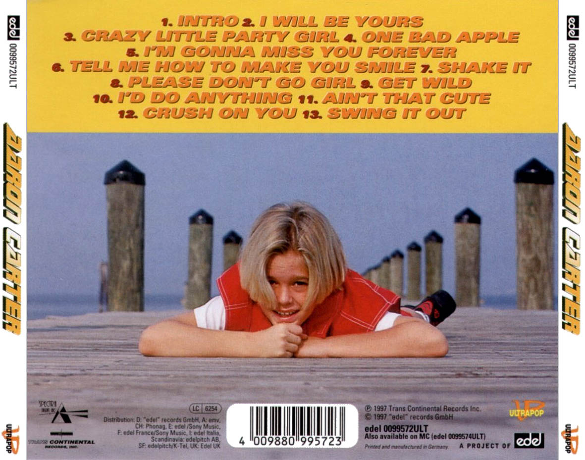 CARATULAS DE CD DE MUSICA: Aaron Carter Aaron Carter(1997)