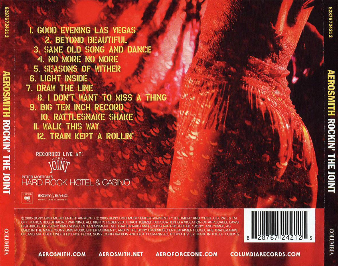 CARATULAS DE CD DE MUSICA: Aerosmith Rockin' The Joint(2005)