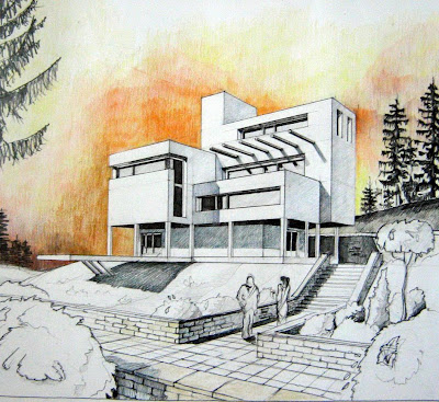 Desene Arhitectura: Casa Moderna