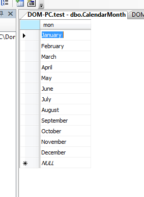SQL Server, SSRS and Crystal Reports: Auxiliary Months of Year Table - SQL