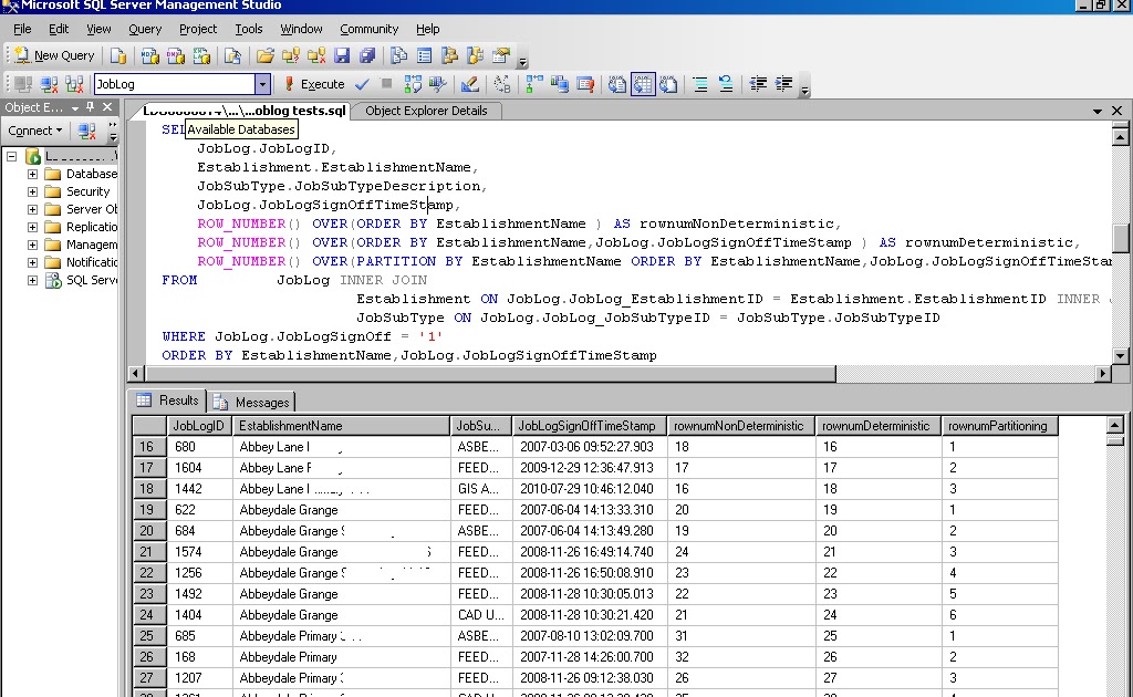 SQL Server SSRS And Crystal Reports Row Numbering In TSQL 2005 SQL