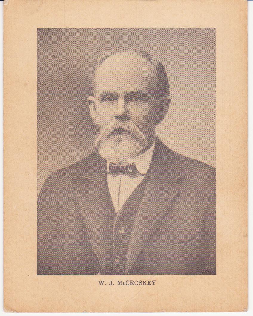 The Wandering Vine: William J McCroskey