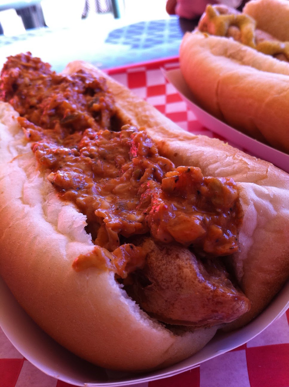 99 pLAtes: #6 - LA Street Dog at Fab's Hot Dogs