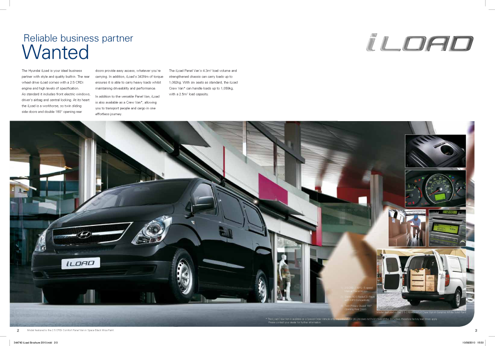 Hyundai Microsite: iLoad - Hyundai's Light Commercial Vehicle.
