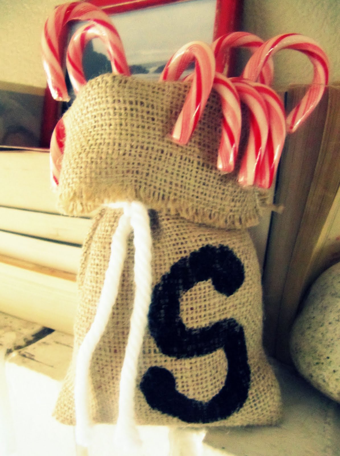 Burlap Candy Sack - The Wicker House