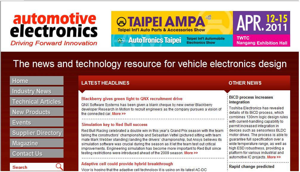 INTELLIGENT AUTOMOTIVES: SUBSCRIBE FOR AUTOMOTIVE ELECTRONICS MAGAZINE ...
