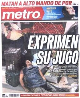 LOS BARBAROS DEL NORTE: LA NOTA ROJA EN MÉXICO