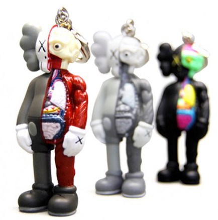 secretfresh: Original Fake x KAWS Dissected Companion Keychains