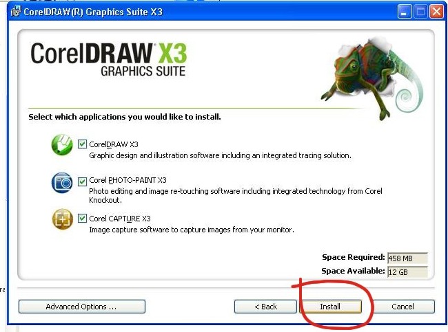 cara instal corelDraww X3 ~ cara instal corel draw X3 dan aktivasi
