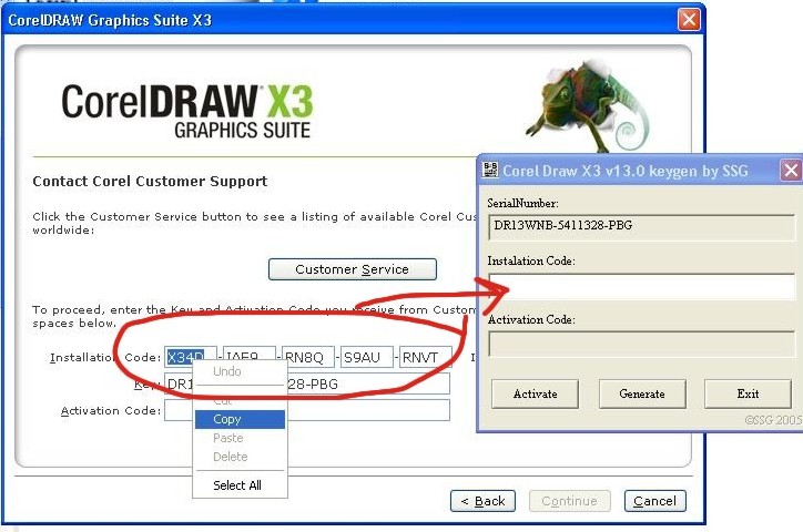 cara instal corelDraww X3 ~ cara instal corel draw X3 dan aktivasi