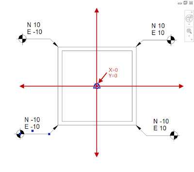 Uso de Coordenadas en Revit 1 - Internal Point, Survey Point y Project ...