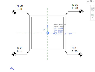 Uso de Coordenadas en Revit 1 - Internal Point, Survey Point y Project ...