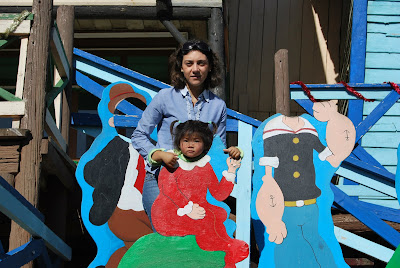 DAVID, PAQUI Y LUMEI: Y POSAMOS DE POPEYE, OLIVIA Y COCOLISO