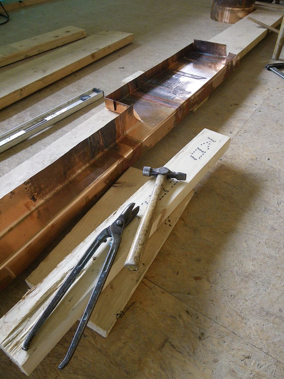 52-53 Build: Copper Window Sill