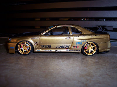 HECHTSPEED: R34 Skyline GT-R "Top Secret" Plastic model