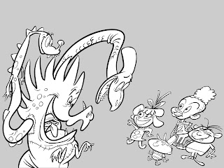 John K Stuff: More Stylized Spumco 1990/91 and today