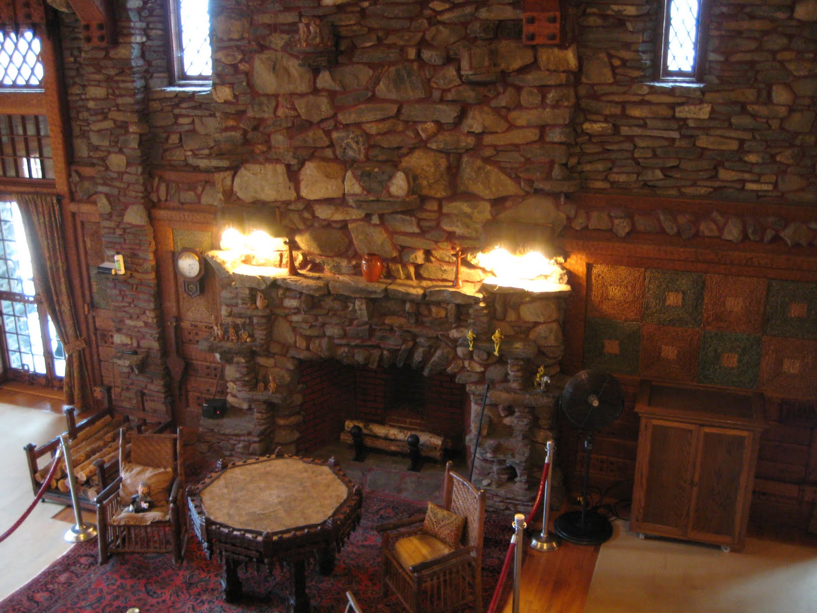 My Gillette Castle Photo Essay: Stone and Furniture Inside