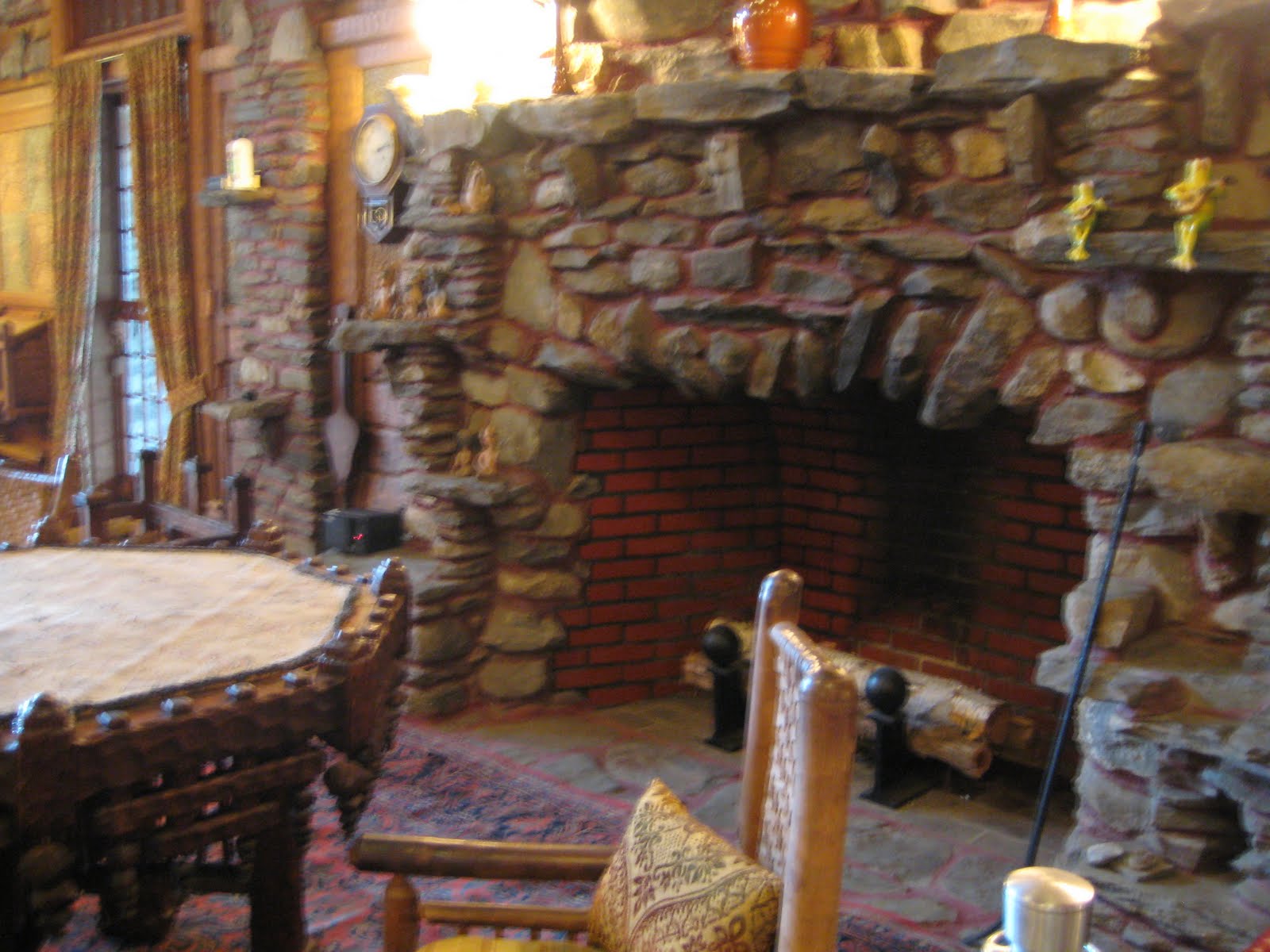 My Gillette Castle Photo Essay: Stone and Furniture Inside