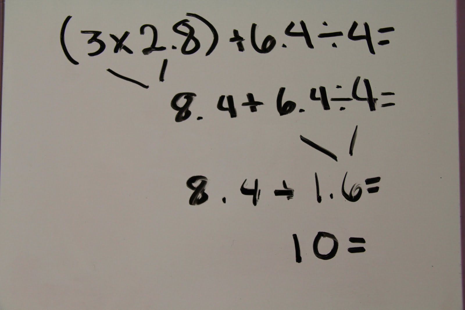 7-09: How to do the "BEDMAS"