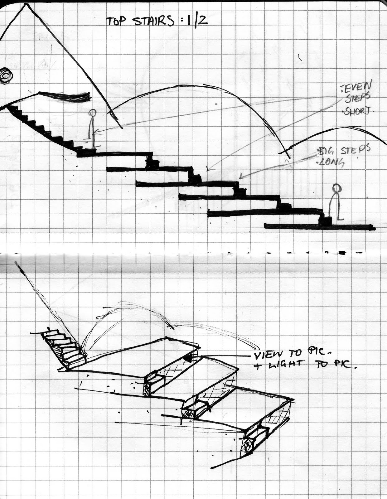 ARCH1101: Progress: Stair Sections