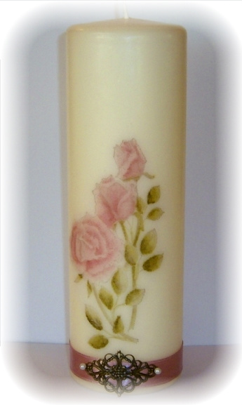 StampARTic: Stamped candles. Tutorial.