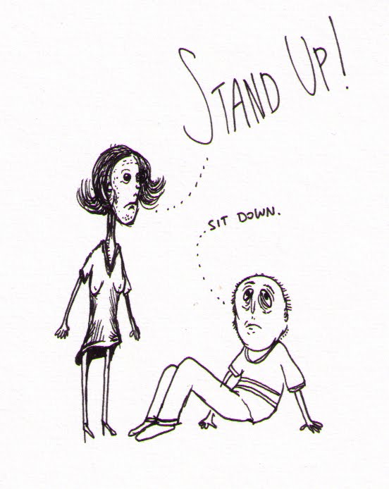 sean drawings: sit down stand up