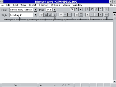 História da Computação: Microsoft Word