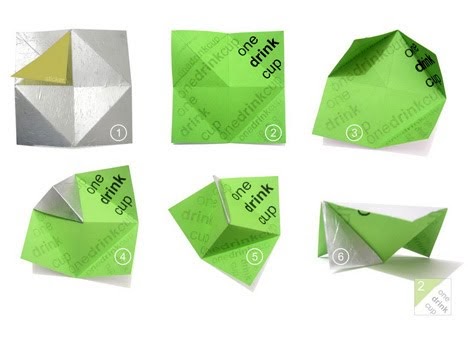 Ame Design - amenidades do Design . blog: Copo origami