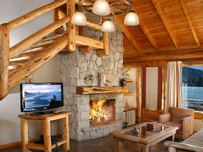 ESTILO RUSTICO: EL RUSTICO EN LAS CABAÑAS DEL SUR ARGENTINO