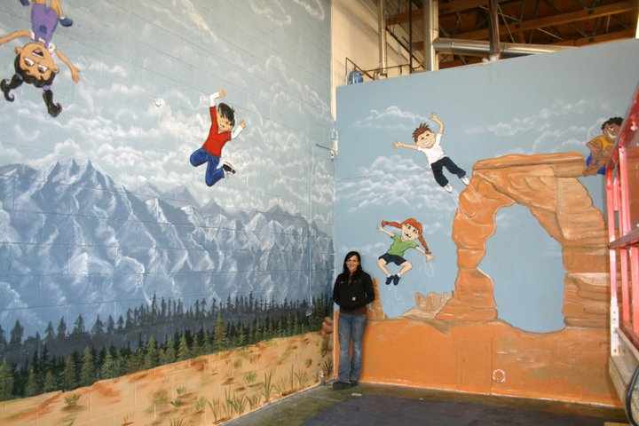 Bawden Fine Murals: 'Jump around Utah' mural