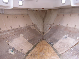 Alberg 30 sailboat project: Interior blues