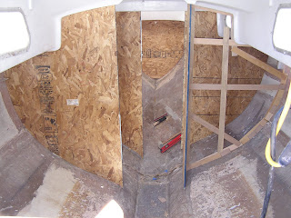 Alberg 30 sailboat project: Making Bulkhead Templates