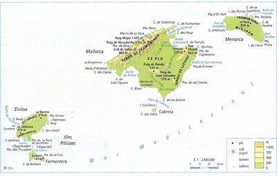 UD 3 Mapa del relleu de les Illes Balears | Sensacions