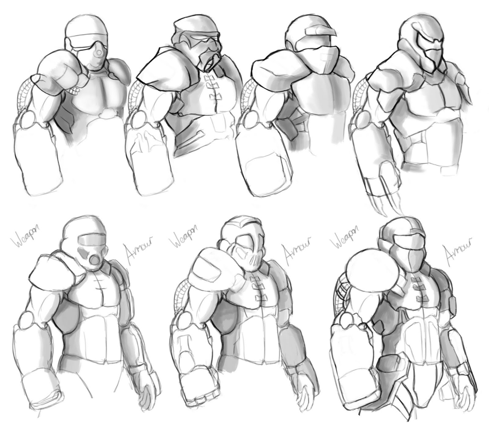 Jeff Robbins Art Blog: Future Soldier Suit Concepts