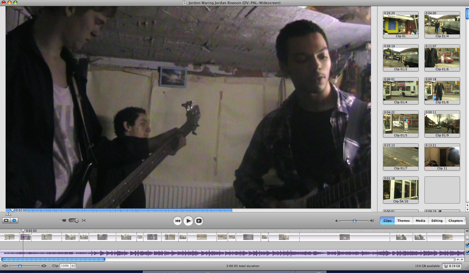 Advanced Portfolio: Filming Progress