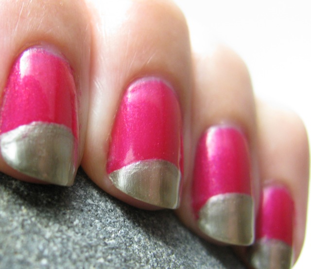 iPolished: Inverted French Manicure