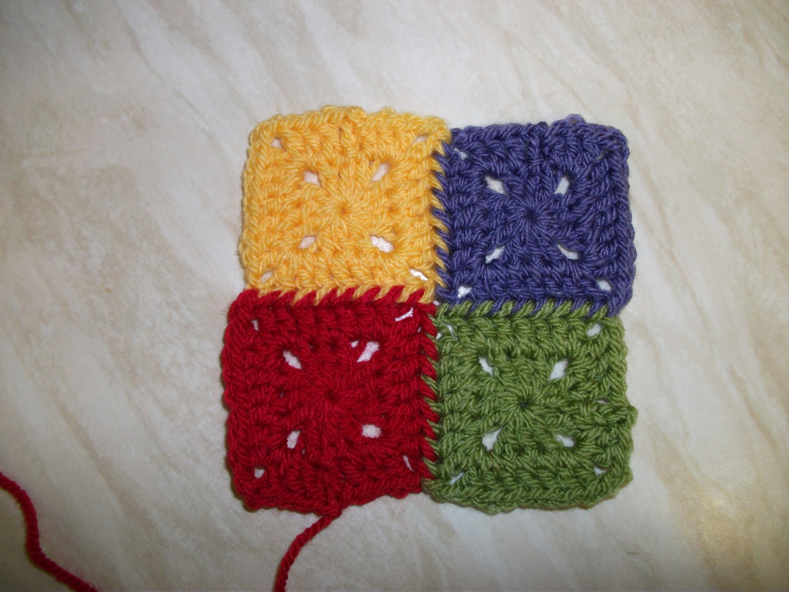 The Wench's Crafty Corner: Babette Construction - How To Join Squares ...