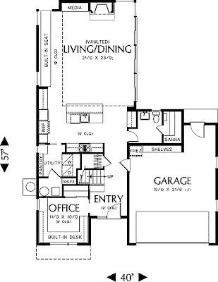 House Plans: California Contemporary Modern House Plans Architecture