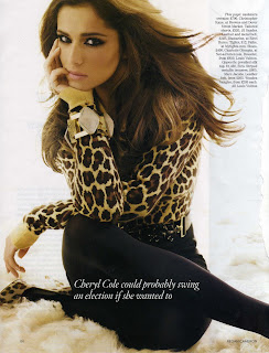 Cheryl Cole: Cheryl Cole "Vogue" Magazine (2009)