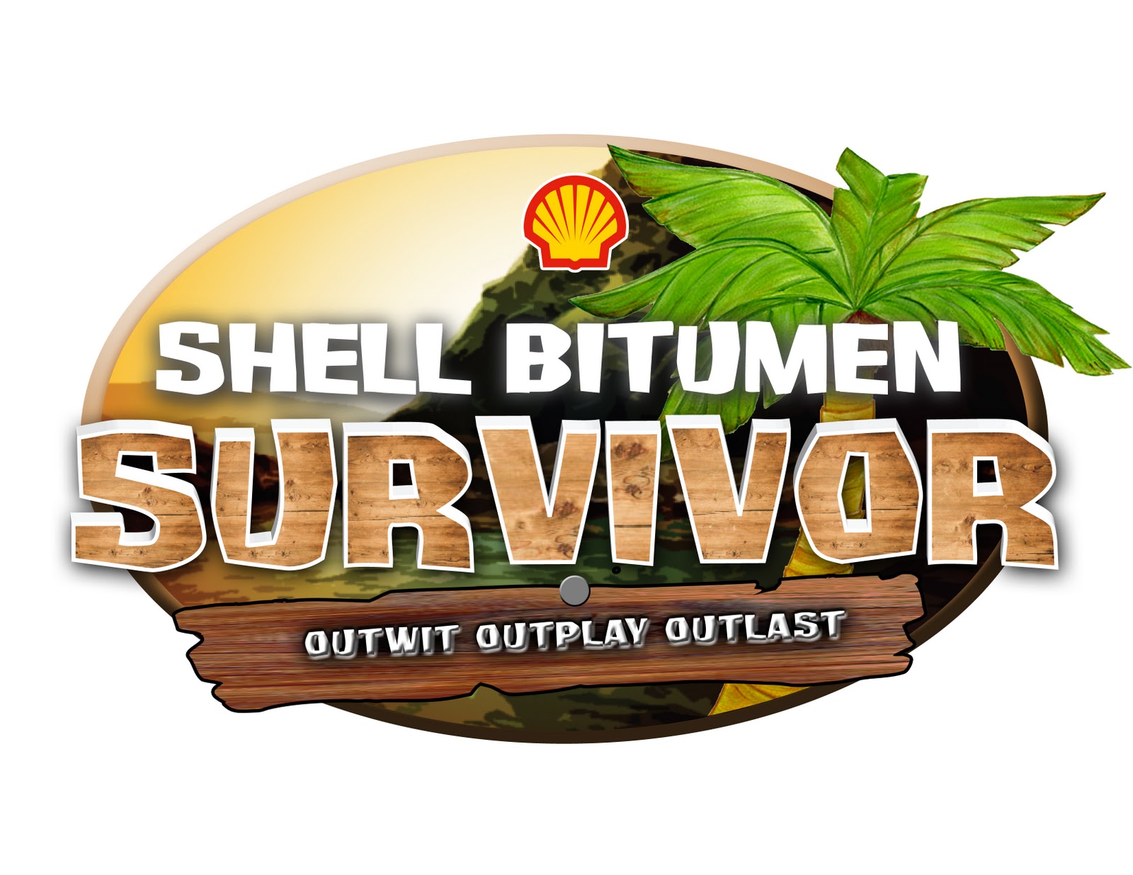 www.designbyino.blogspot.com: Shell Bitumen Survivor Logolized