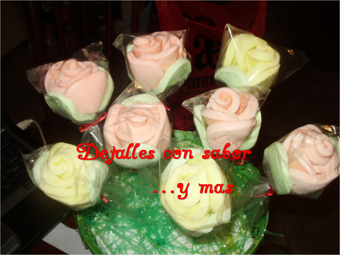Detalles con sabor y mas: ROSAS DE BOMBON