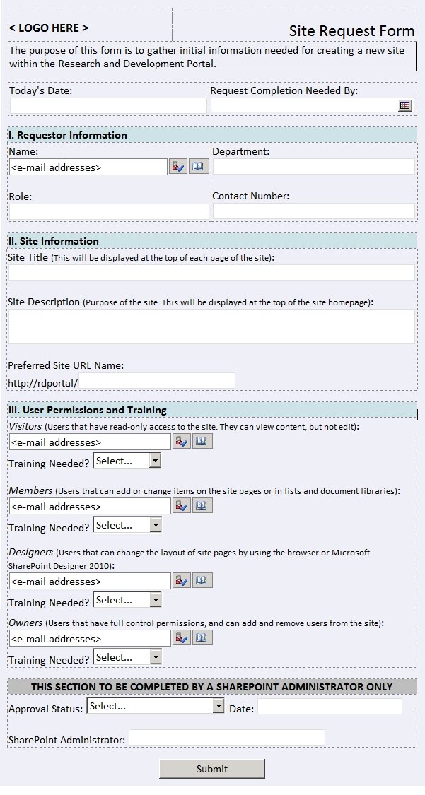 Lone Wolfe SharePoint Blog SharePoint Site Re Form InfoPath 2010 Lone Wolfe SharePoint Blog SharePoint Site Re Form InfoPath 2010