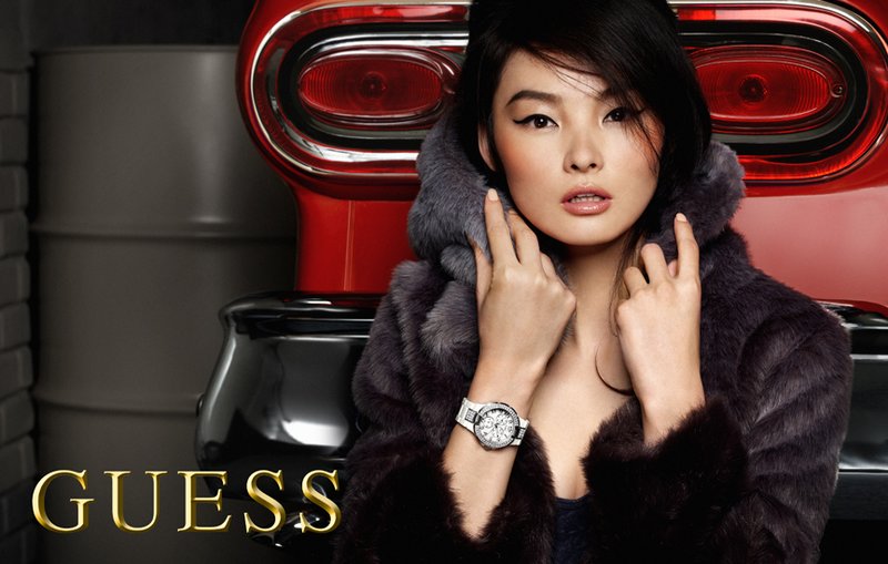 ASIAN MODELS BLOG: Miao in Ad Campaign for Guess Watch, Fall 2010 ...